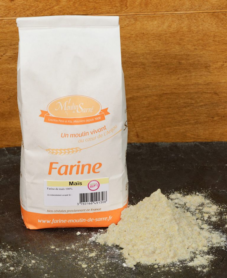 Farine de Maïs Bio1kg | Farine du Moulin de Sarré
