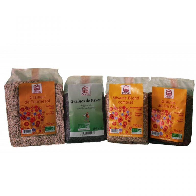Paquets de graines BIO | Farine du Moulin de Sarré